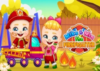 Mike And Mia The FIrefighter - Free kids Game | PlotyGames